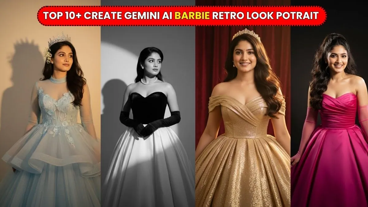 Gemini AI Barbie Retro Portrait Prompts – Seconds में बनाएं Trending ...